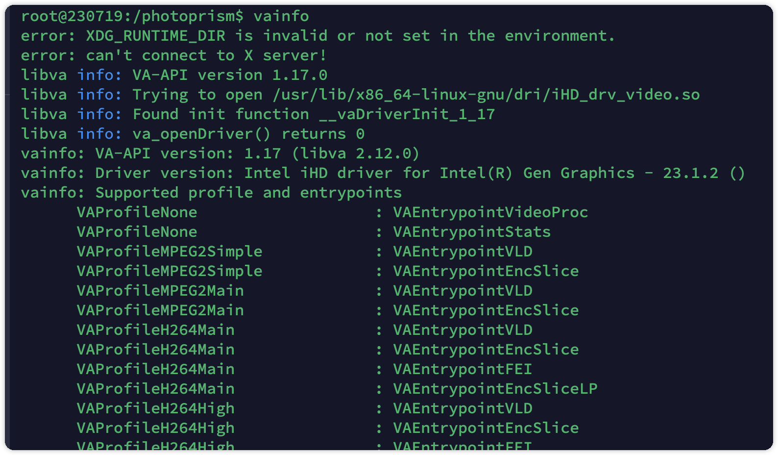 hardware encoding must use uid=root? · photoprism photoprism · Discussion #3738 · GitHub