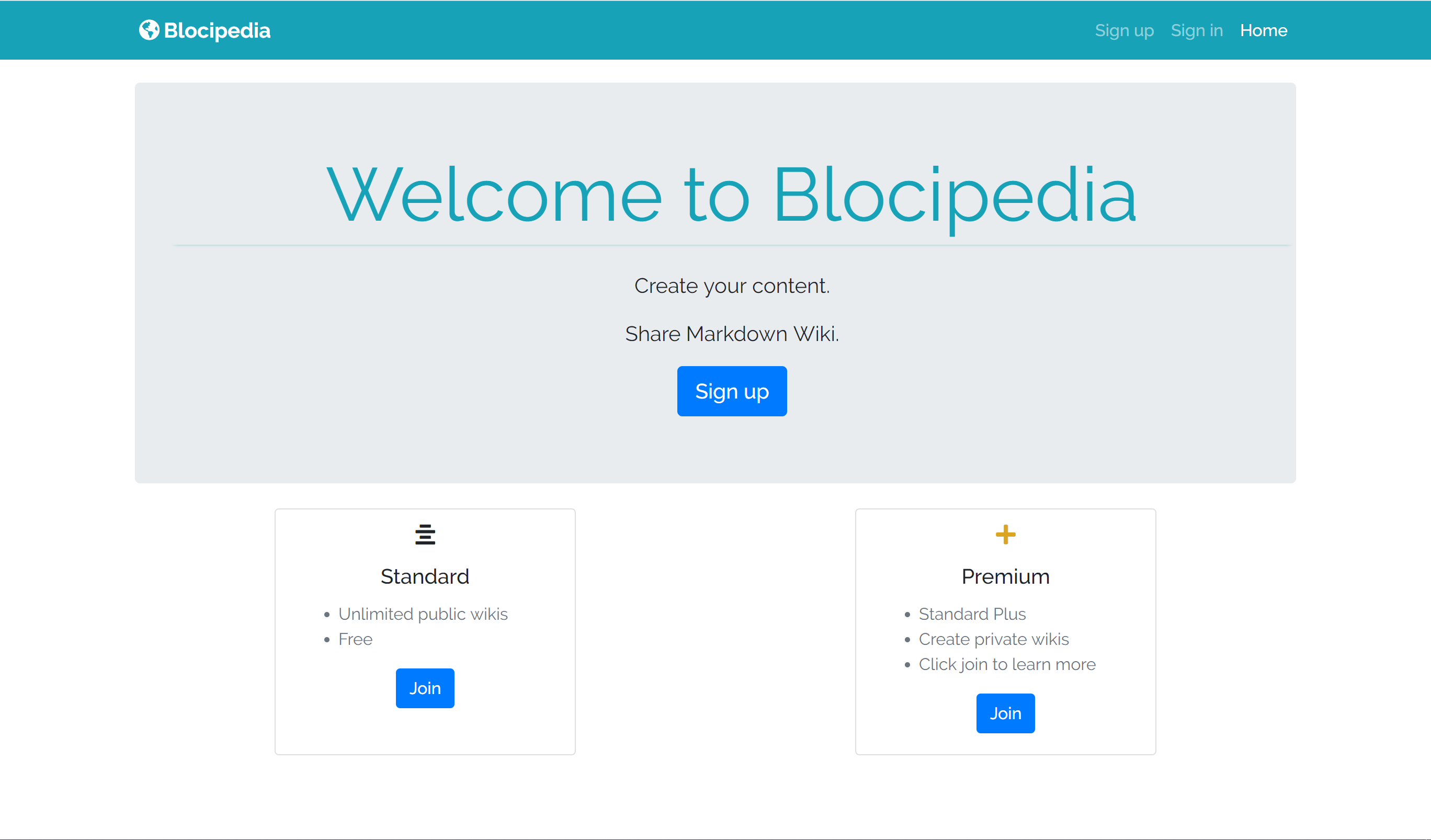 GitHub - TishG/blocipedia-node: A node.js application where you can create, collaborate, and ...
