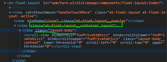 AtFloatLayout 最大高度放开 · Issue #1153 · jd-opensource/taro-ui · GitHub