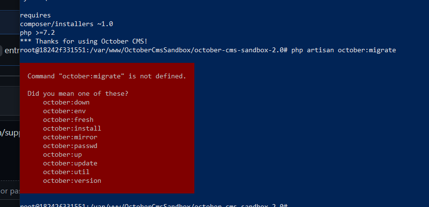 Installation issues · Issue #5589 · octobercms/october · GitHub