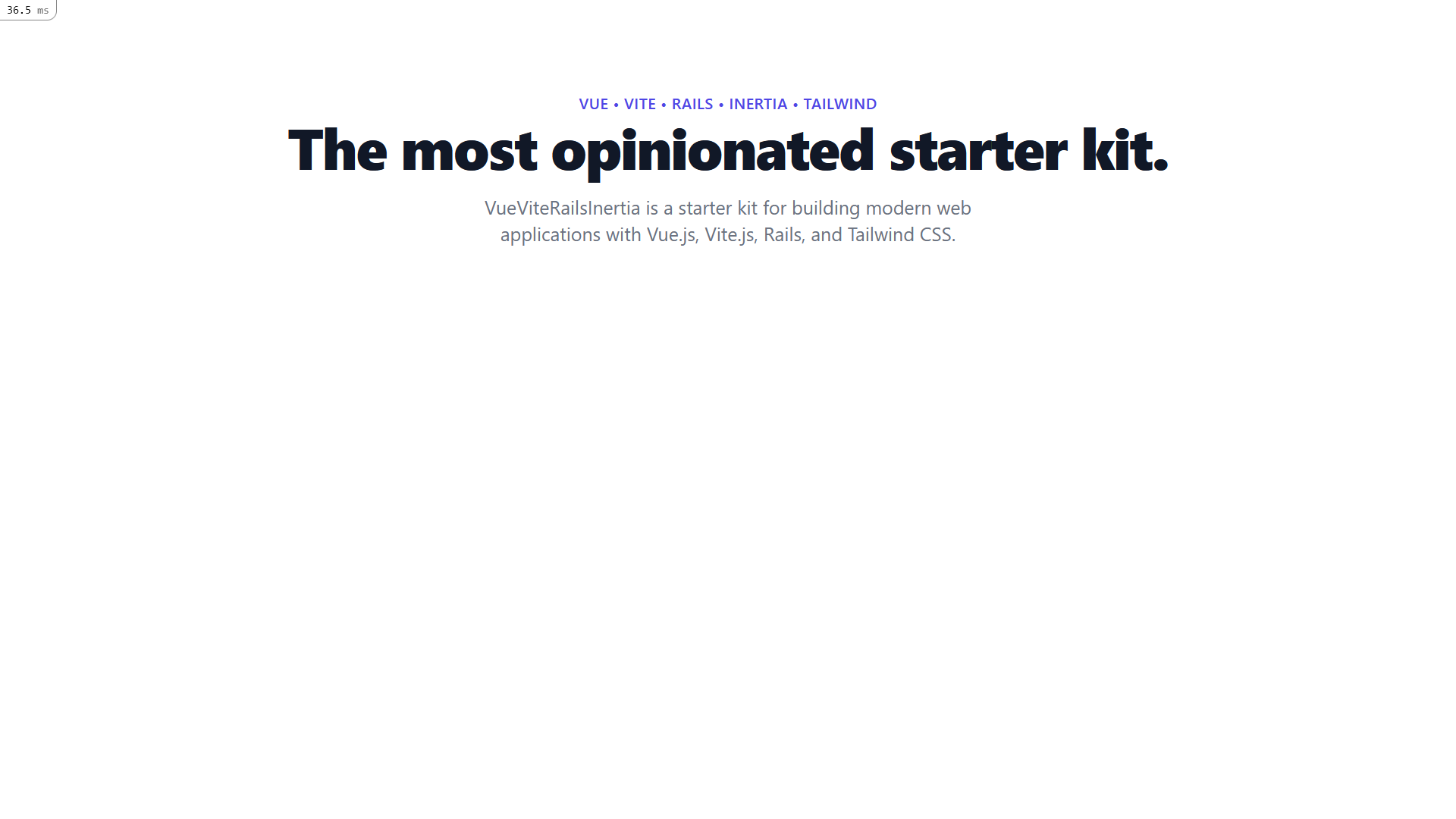 GitHub - MysteryGenius/VueViteRailsIntertia: An opinionated starter kit for Ruby on Rails