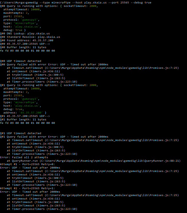 TCP Closed - Timed out after 2000ms · Issue #119 · gamedig/node-gamedig · GitHub