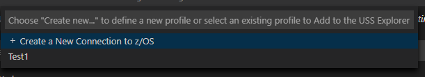Simplify text in dialog when creating a profile · Issue #885 · zowe/zowe-explorer-vscode · GitHub