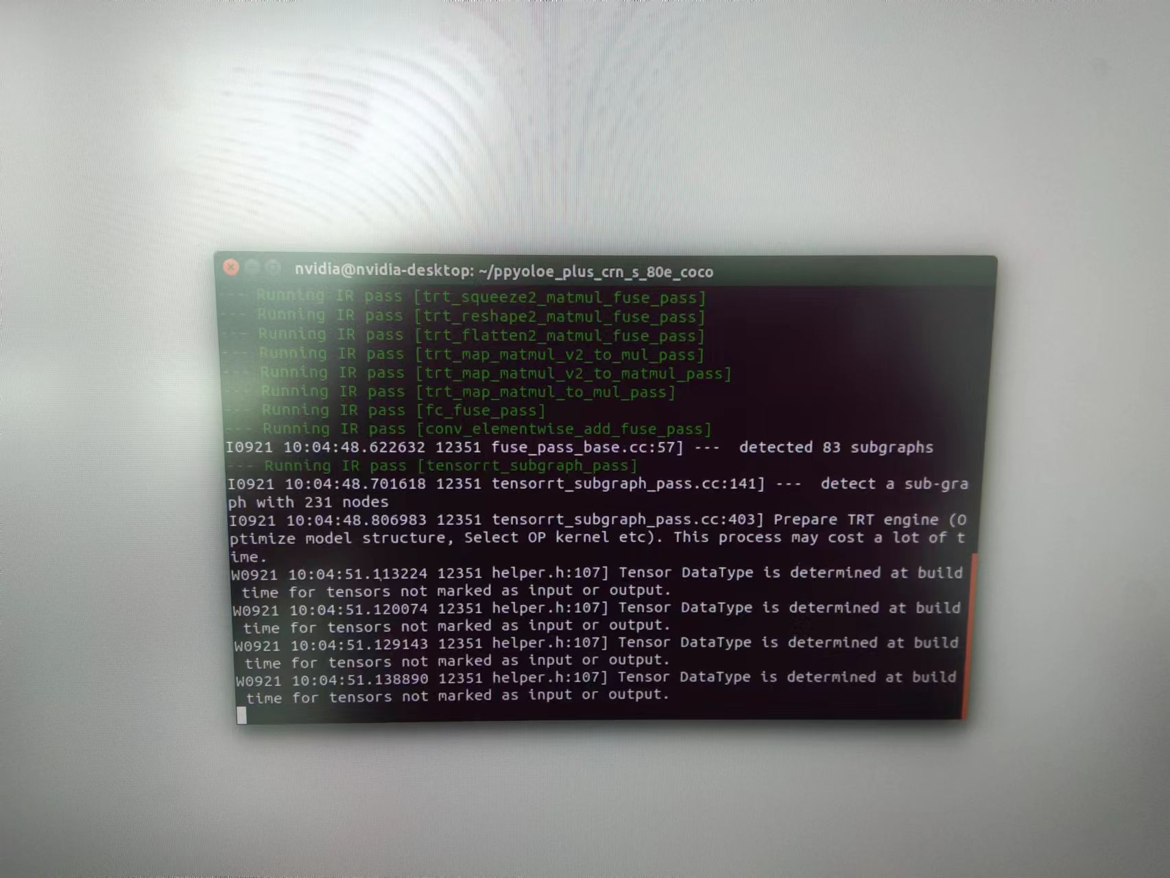 jetson TX2上用paddle inference部署pp-yoloe模型，遇到如下报错： · Issue #6987 · PaddlePaddle/PaddleDetection ...