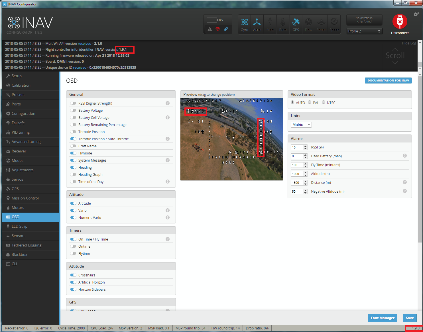Can't enable trip distance in OSD · Issue #425 · iNavFlight/inav ...