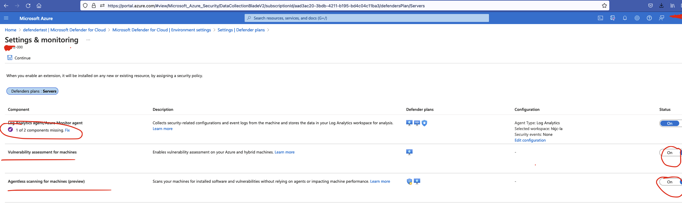 Feature Request Allow Complete Configuration Enable Options Of Azure Defender For Vms · Issue