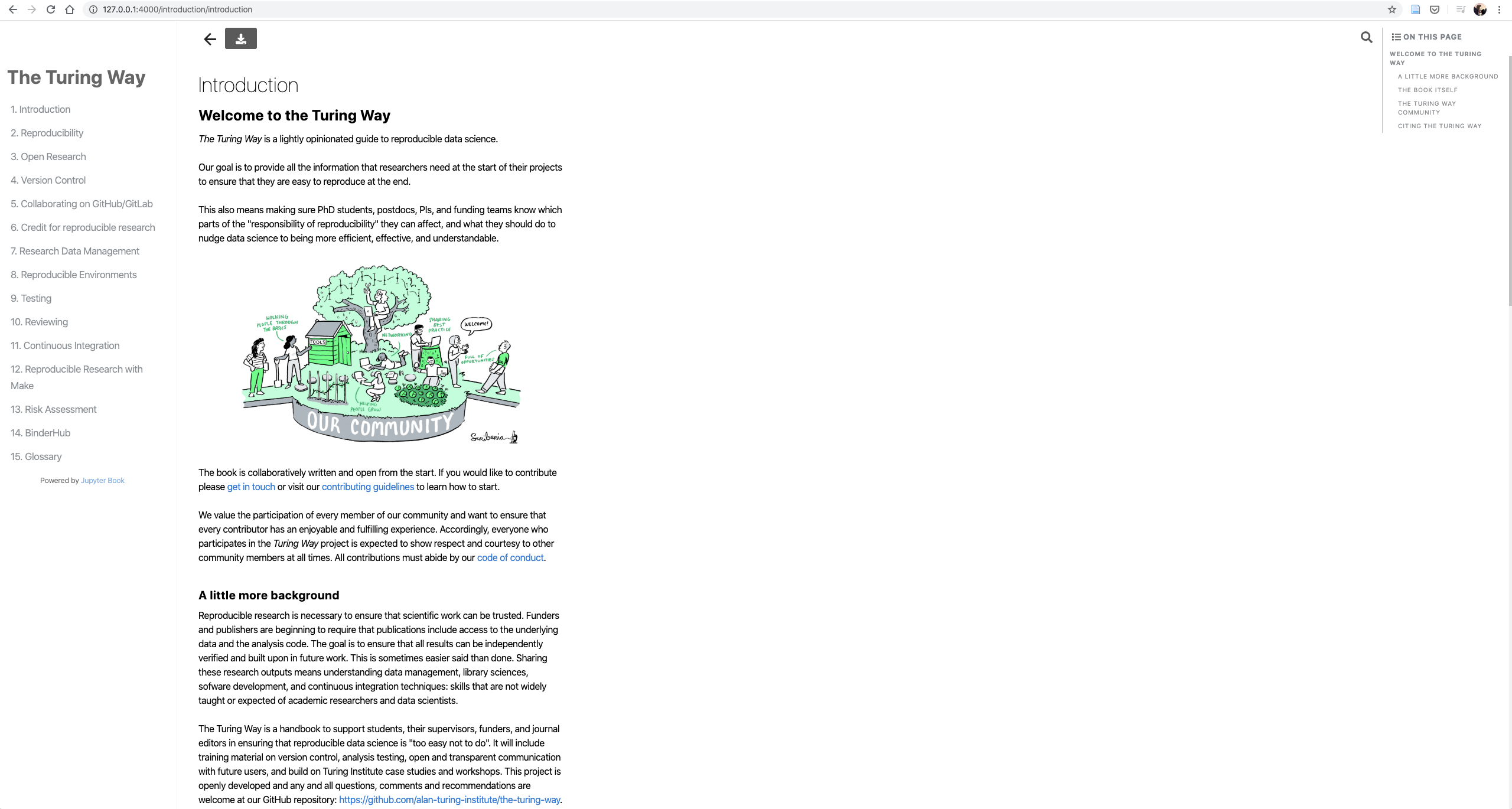 The new version of Jupyter-book is not screen size aware · Issue #946 · the-turing-way/the ...