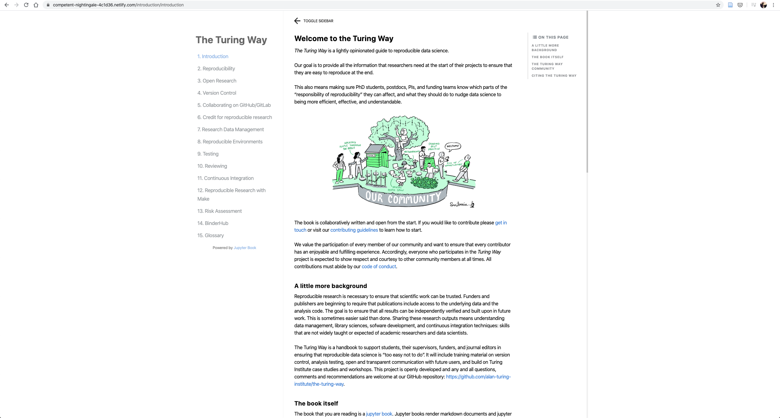 The new version of Jupyter-book is not screen size aware · Issue #946 · the-turing-way/the ...