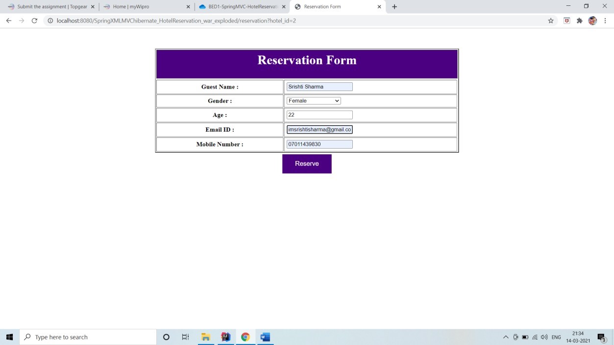 GitHub - thesrishtisharma/Hotel-Reservation-WebApp: Back end Dev 1 ...