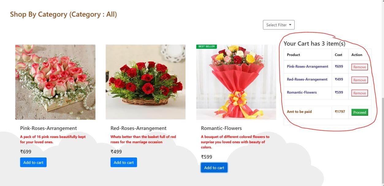 FULL STACK - WEB APPLICATION | Flowers-Online-WebApp