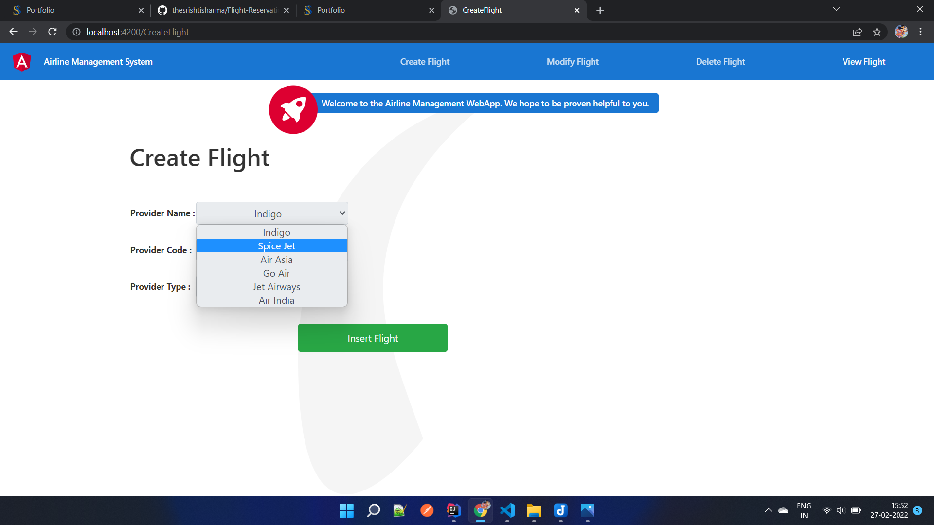 GitHub - thesrishtisharma/Flight-Admin-System: Angular and Spring based mini webapp for managing ...