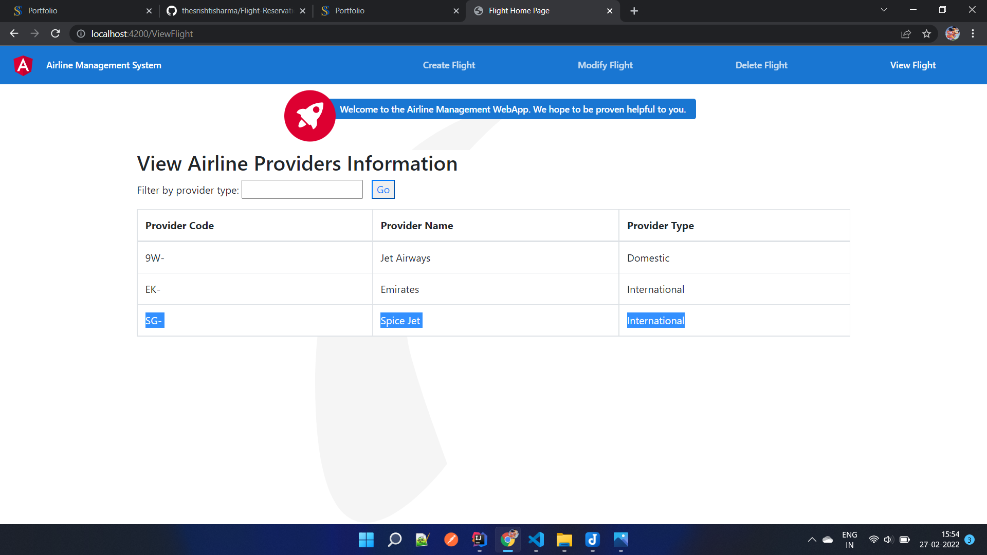 GitHub - thesrishtisharma/Flight-Admin-System: Angular and Spring based ...