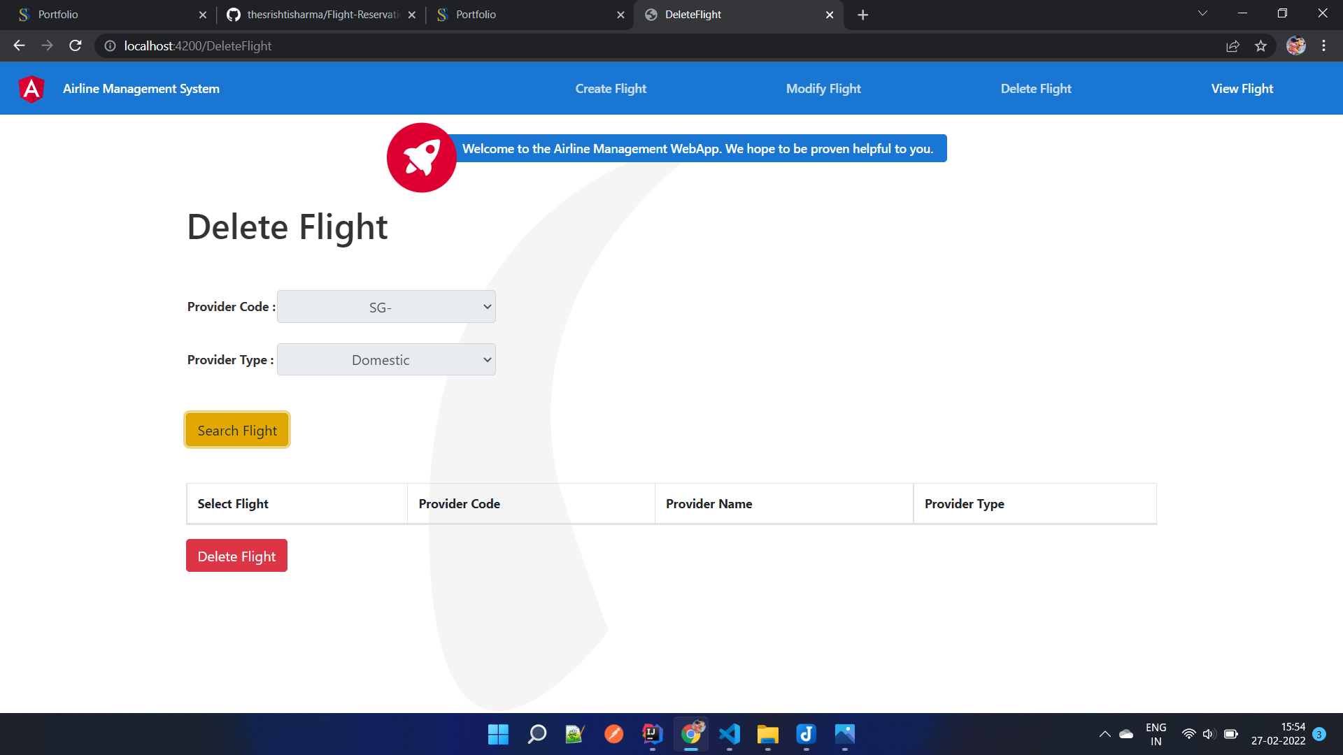 GitHub - thesrishtisharma/Flight-Admin-System: Angular and Spring based mini webapp for managing ...
