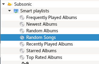 Subsonic Smart Playlists include `Random Songs` on Linux but not on Windows · Issue #7219 ...