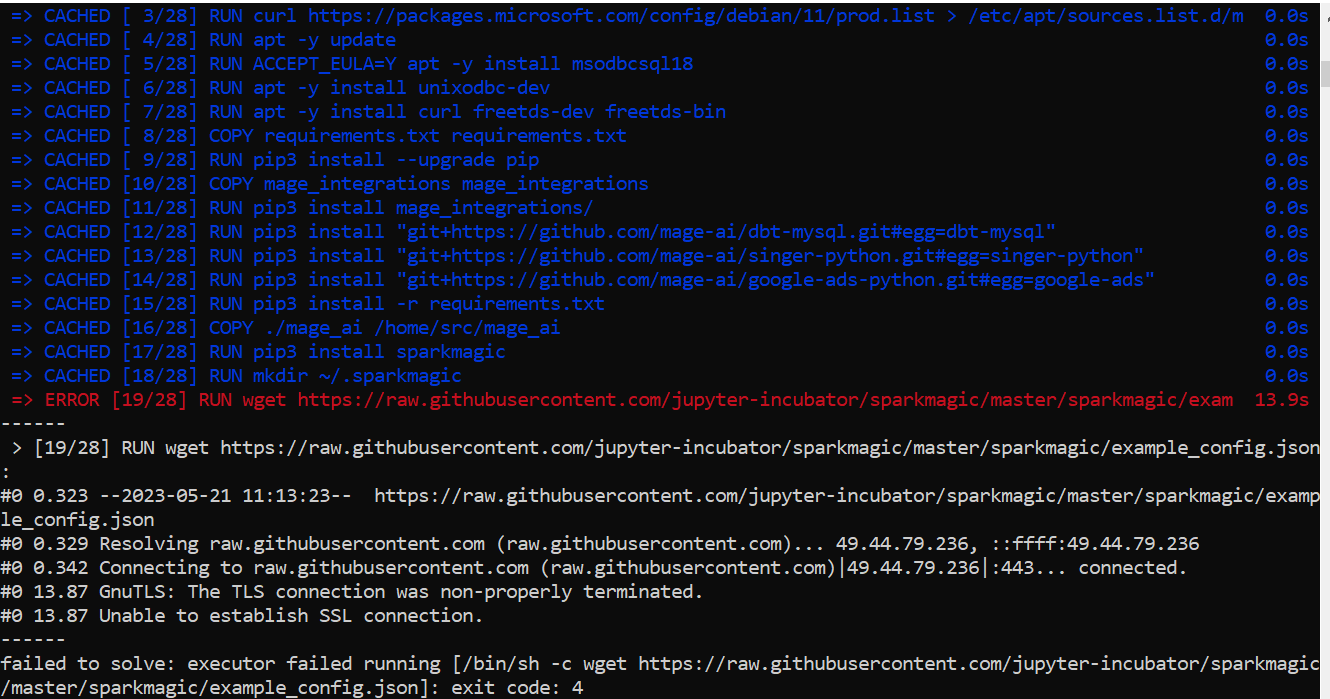 Issue while setting up project · Issue #2666 · mage-ai/mage-ai · GitHub