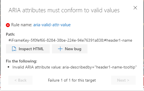 Detailslist: Invalid aria-describedby value on columnheader when used ...