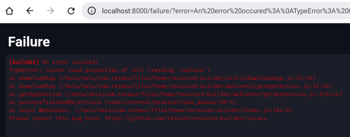 Non Recommended Version Error · Issue #534 · reisxd/revanced-builder · GitHub
