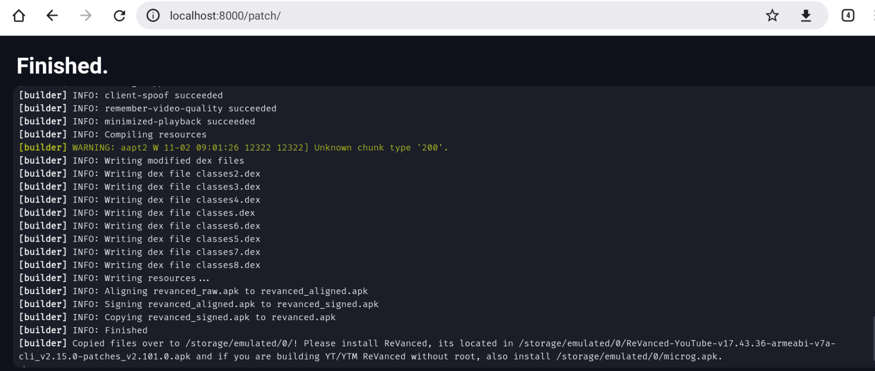 Non Recommended Version Error · Issue #534 · reisxd/revanced-builder · GitHub
