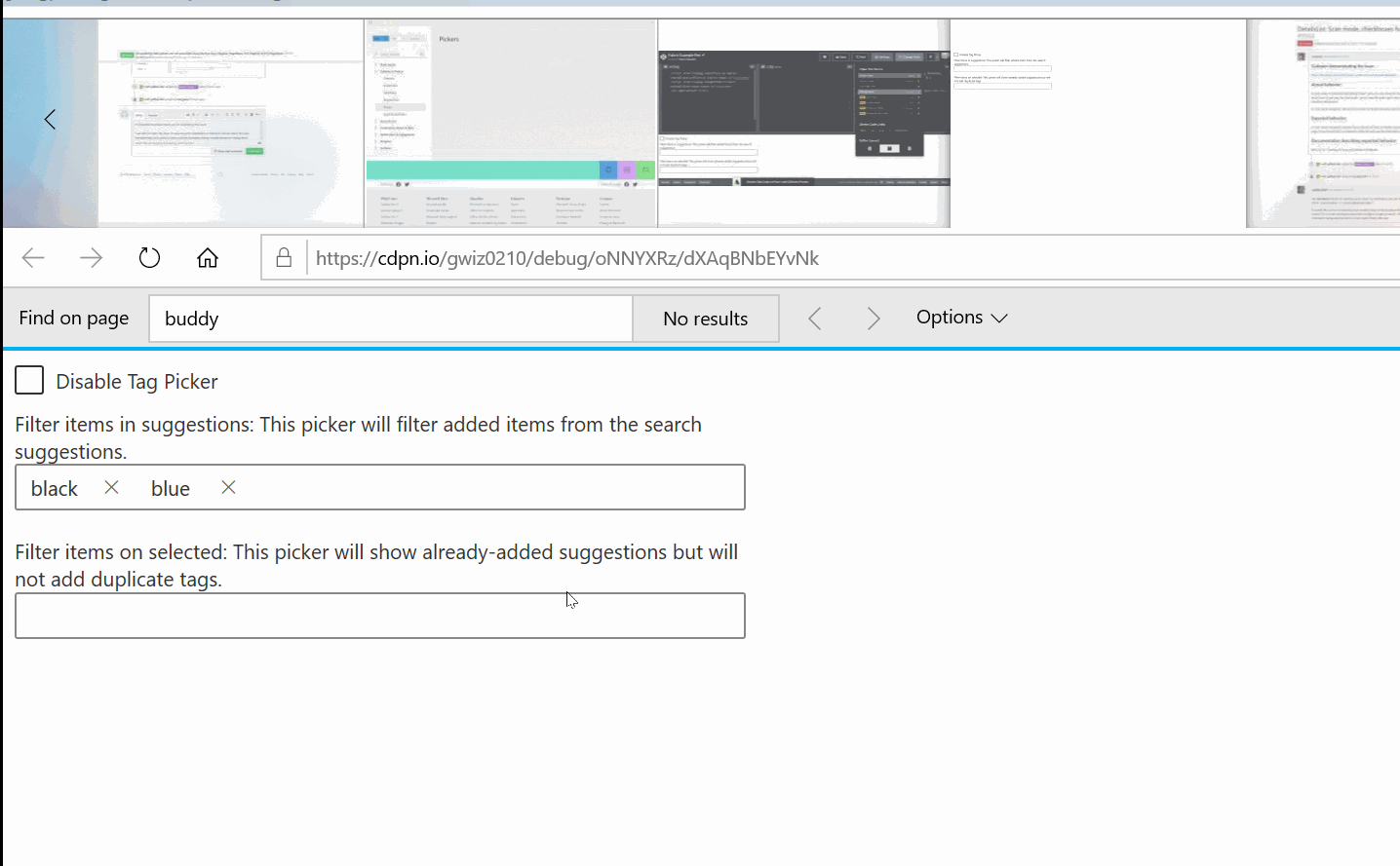 TagPicker doesn't work well with narrator enabled. · Issue #10915 · microsoft/fluentui · GitHub