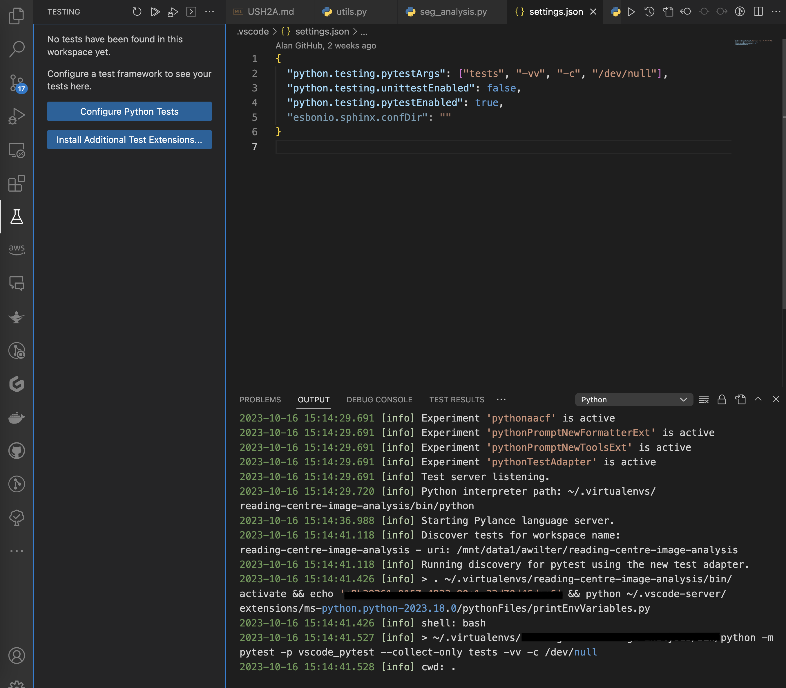 python.testing.pytestEnabled isn't respected for discovery · Issue ...