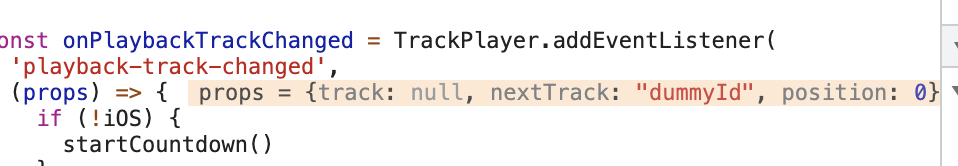 TrackPlayerEvents Does not exist! · Issue #1231 · doublesymmetry/react-native-track-player · GitHub