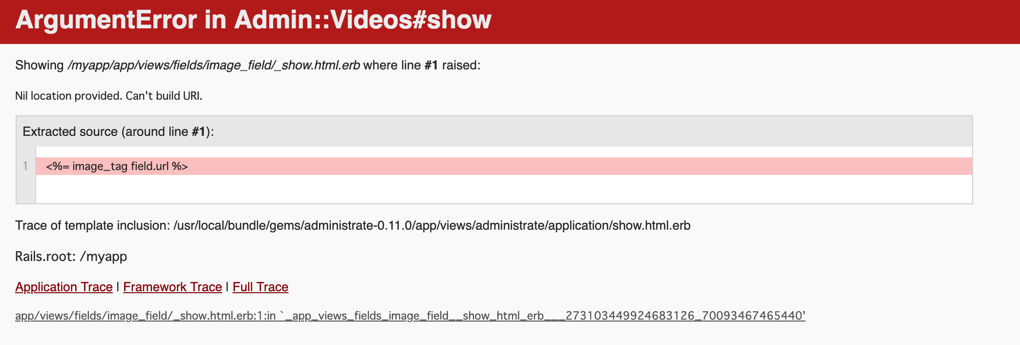 It is an error to open a Show page when ImageField is nil. · Issue #1313 · thoughtbot ...