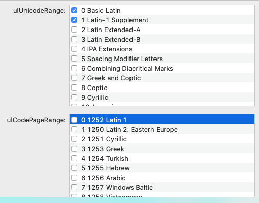 fontmake should set correctly ulCodePageRange (currently not set) · Issue #304 · googlefonts ...