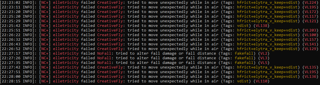 CreativeFly false positive with elytra (+fireworks) · Issue #9 · Updated-NoCheatPlus/NoCheatPlus ...