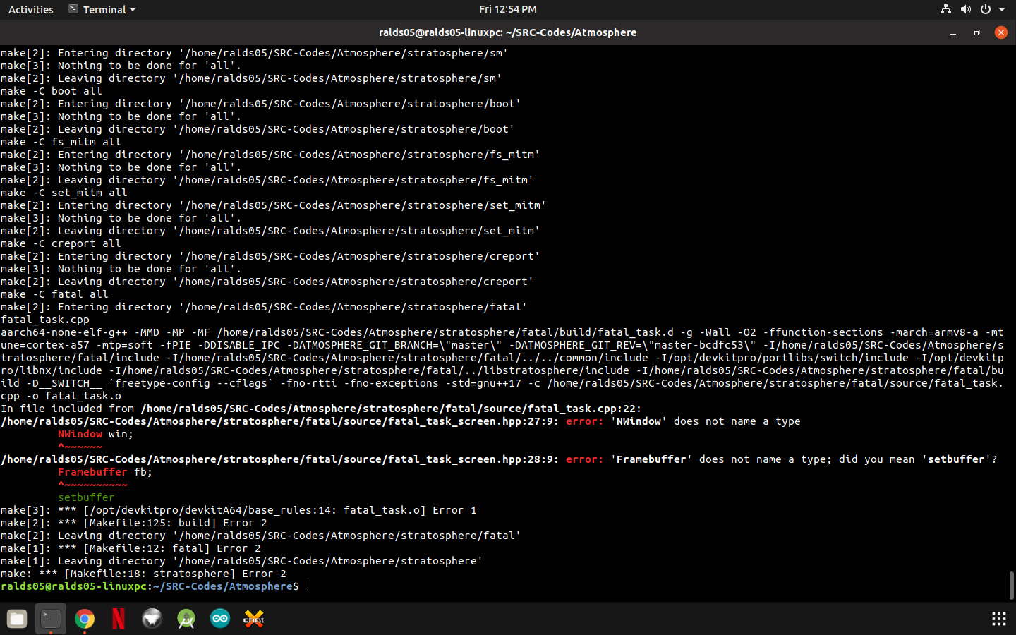 Build error · Issue #279 · Atmosphere-NX/Atmosphere · GitHub