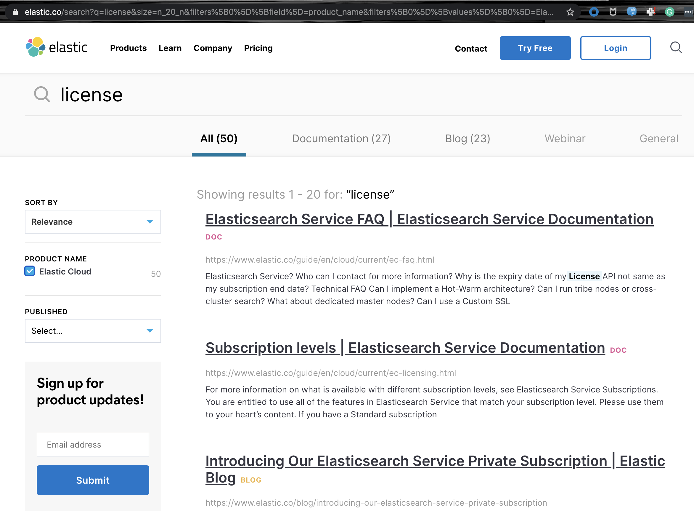 Search improvements · Issue #1345 · elastic/docs · GitHub