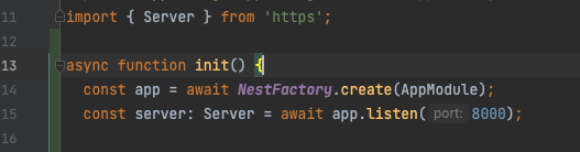 Underlying HttpServer is of type `any` · Issue #10480 · nestjs/nest · GitHub