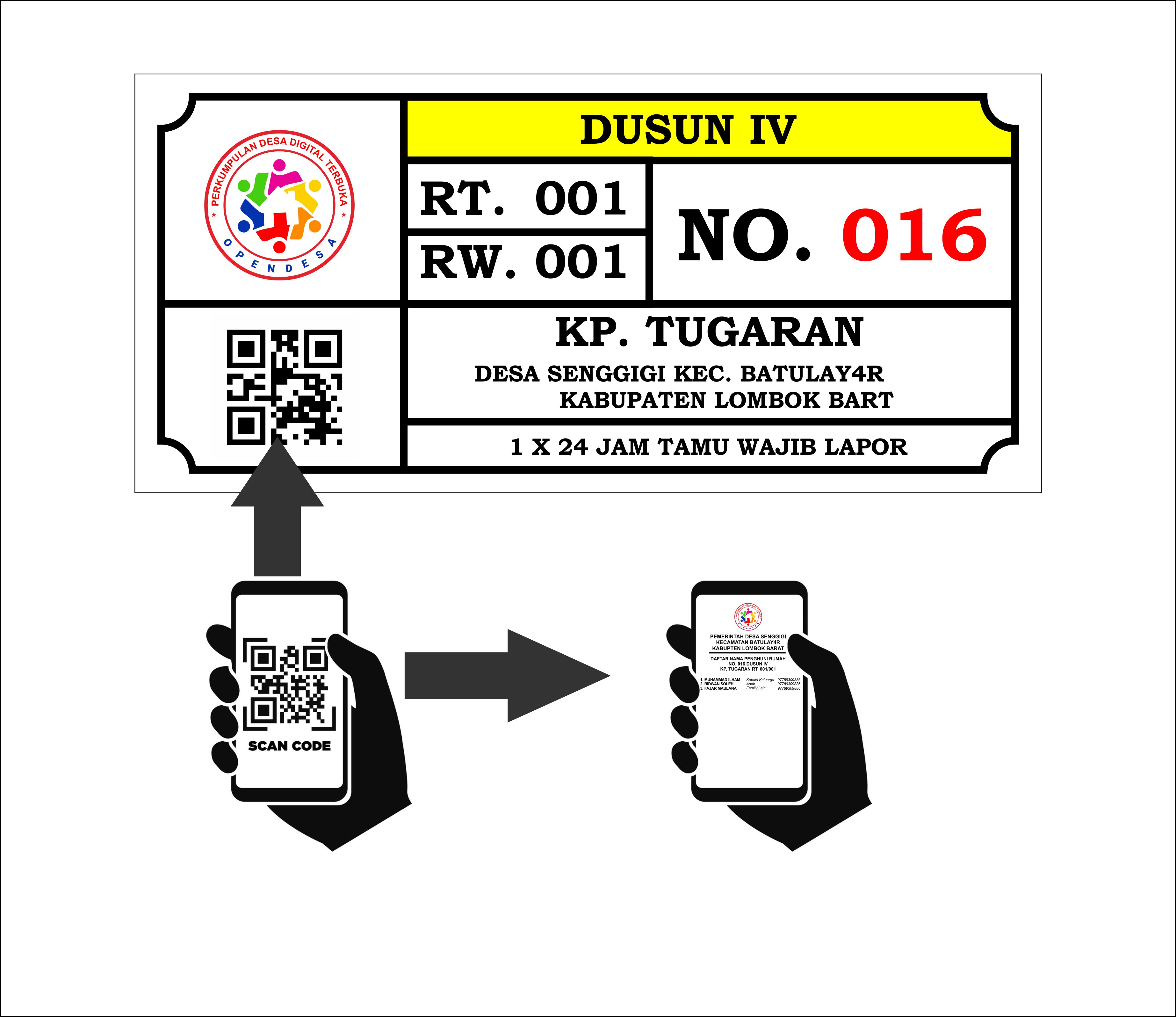 Tambahkan Fitur Barcode Nomor Rumah Yang Datanya Bisa Dikonfirmasi ...