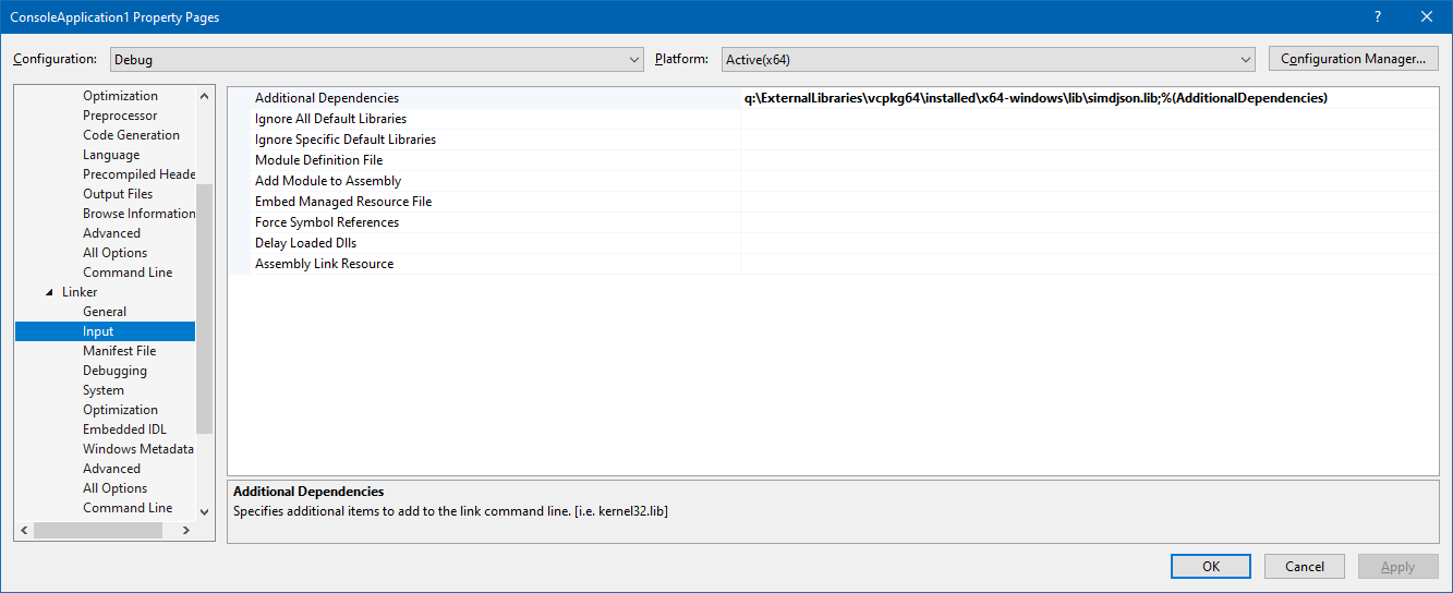 [simdjson] unresolved external symbol on Visual Studio 2019 32/64 bit · Issue #16062 · microsoft ...