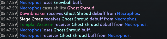 Necro ghost shroud gets cancelled by tusk snowball · Issue #2073 · ValveSoftware/Dota2-Gameplay ...