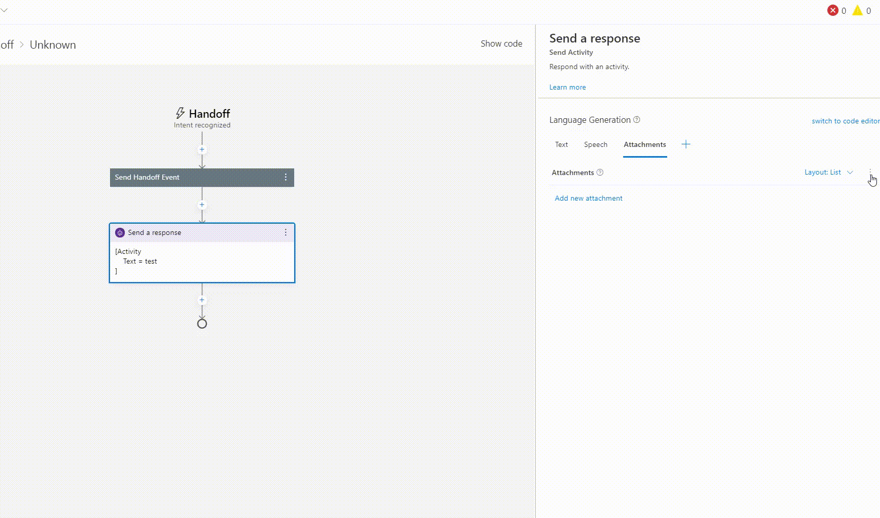 LG Editor: Deleting attachments tab with no content throws error · Issue #6049 · microsoft ...