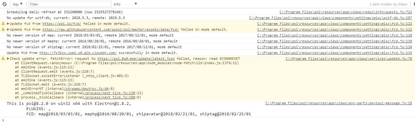 POI始终都在显示等待游戏数据中，poi完全没有捕捉到游戏数据 · Issue #1825 · poooi/poi · GitHub