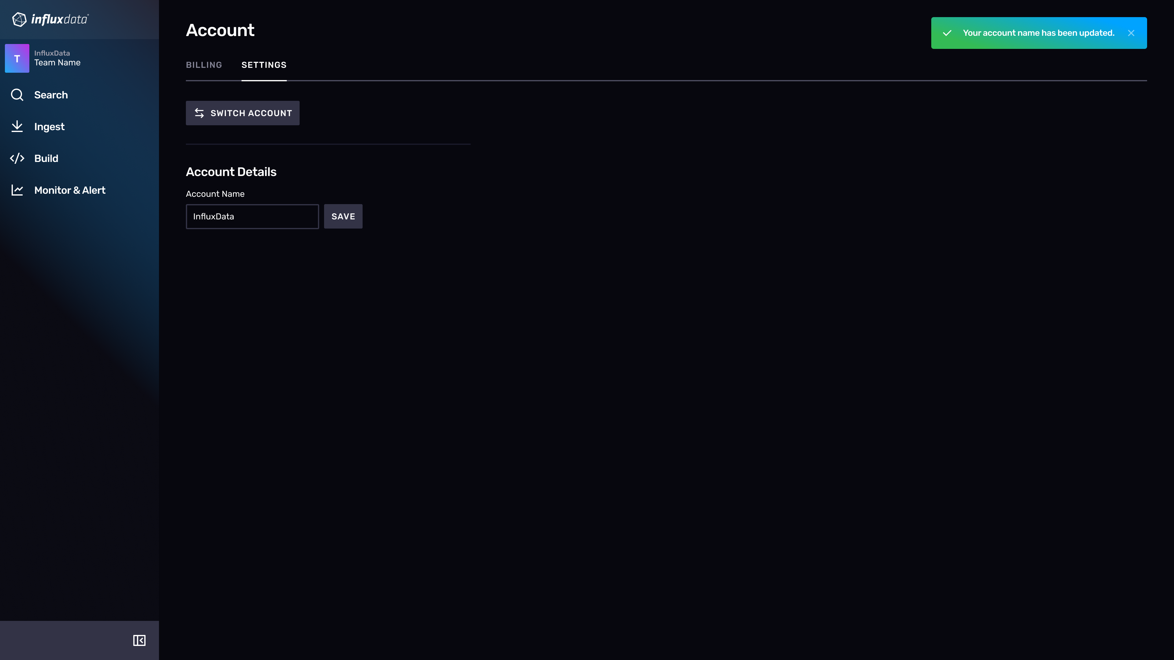 Multi-user/Multi-account: rename account · Issue #3683 · influxdata/ui · GitHub