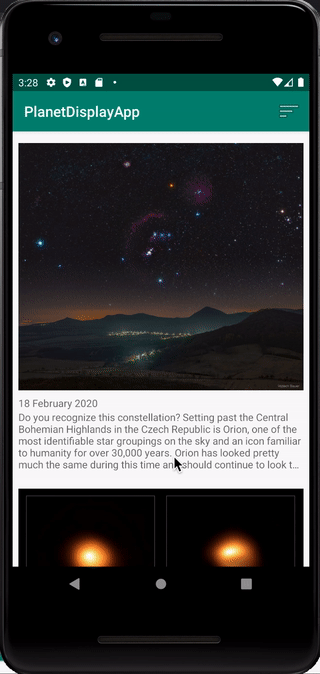 GitHub - omurayuki/PlanetDisplayApp