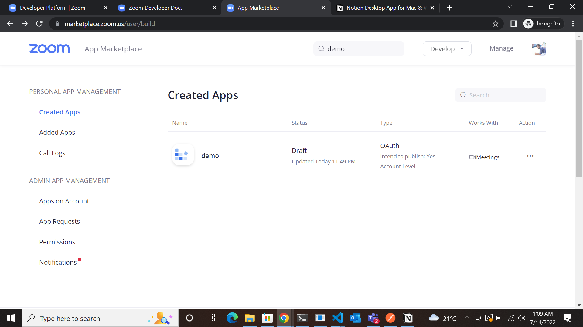 GitHub - ERUKULLAANUDEEP/zoomApiIntegration: Integrating zoom api's ...