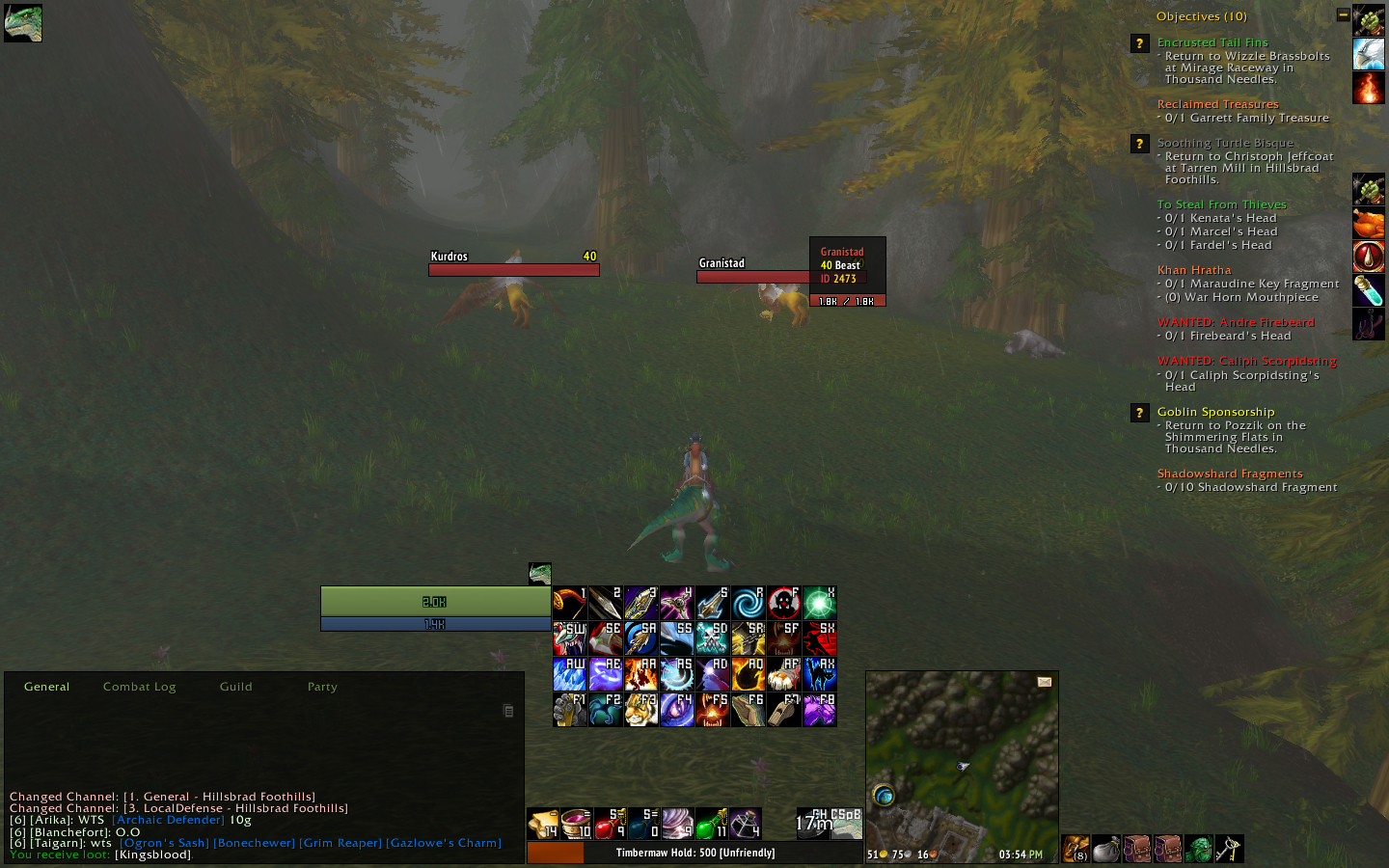 Hillsbrad Foothills - Kurdros and Granistad not moving · Issue #6156 ...