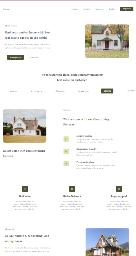 GitHub - iremsayar/Houme-clone-website