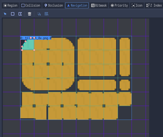 `Condition "least_cost_id == -1" is true.` Error using `NavigationAgent2D` on `TileMap` for ...