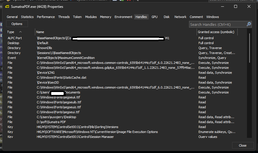 Change handles information · Issue #1898 · winsiderss/systeminformer · GitHub