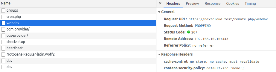 WebDAV interface seems to be broken · Issue #17423 · nextcloud/server · GitHub