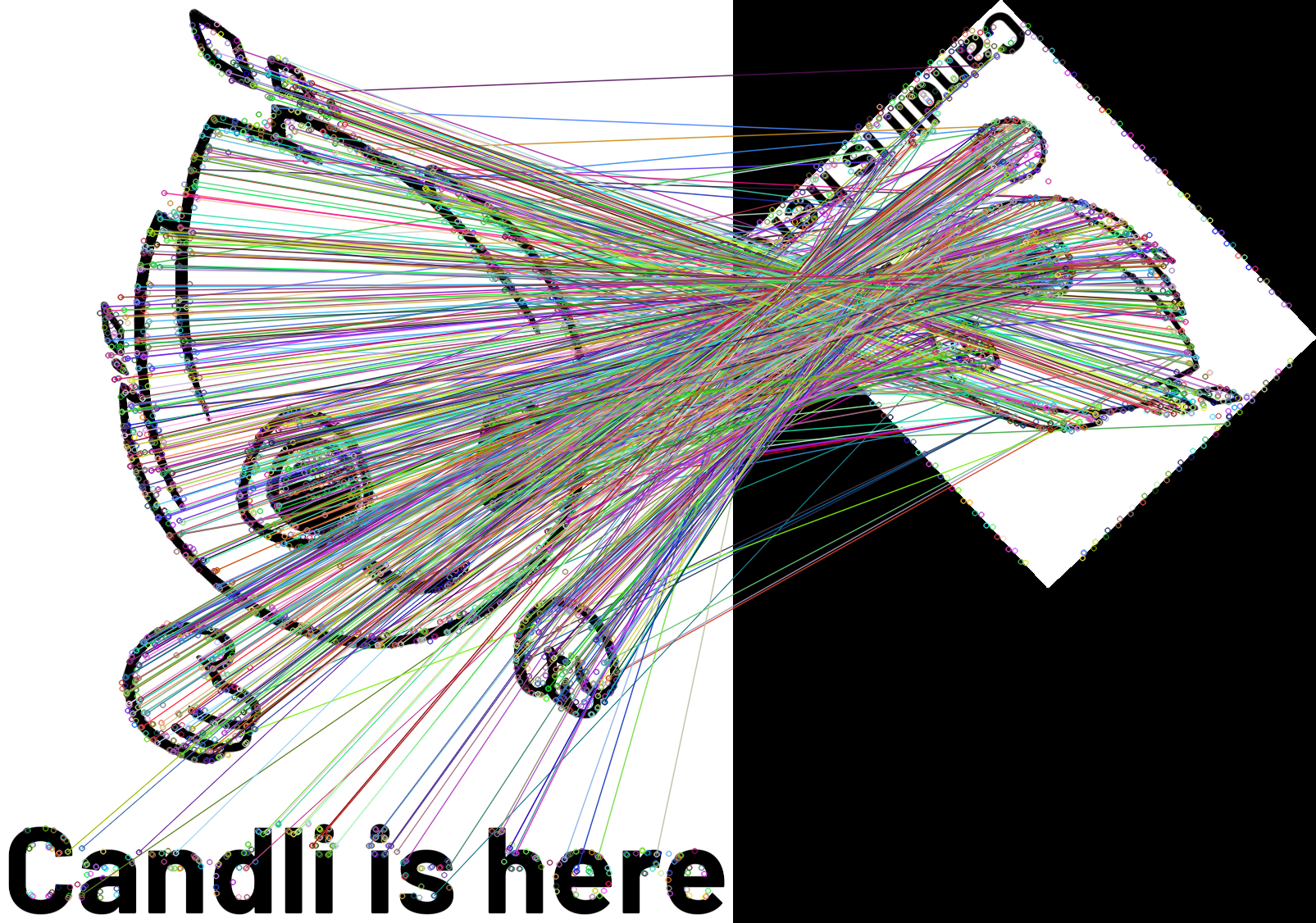 Akaze's implementation seems to have issues with rotational invariance ...