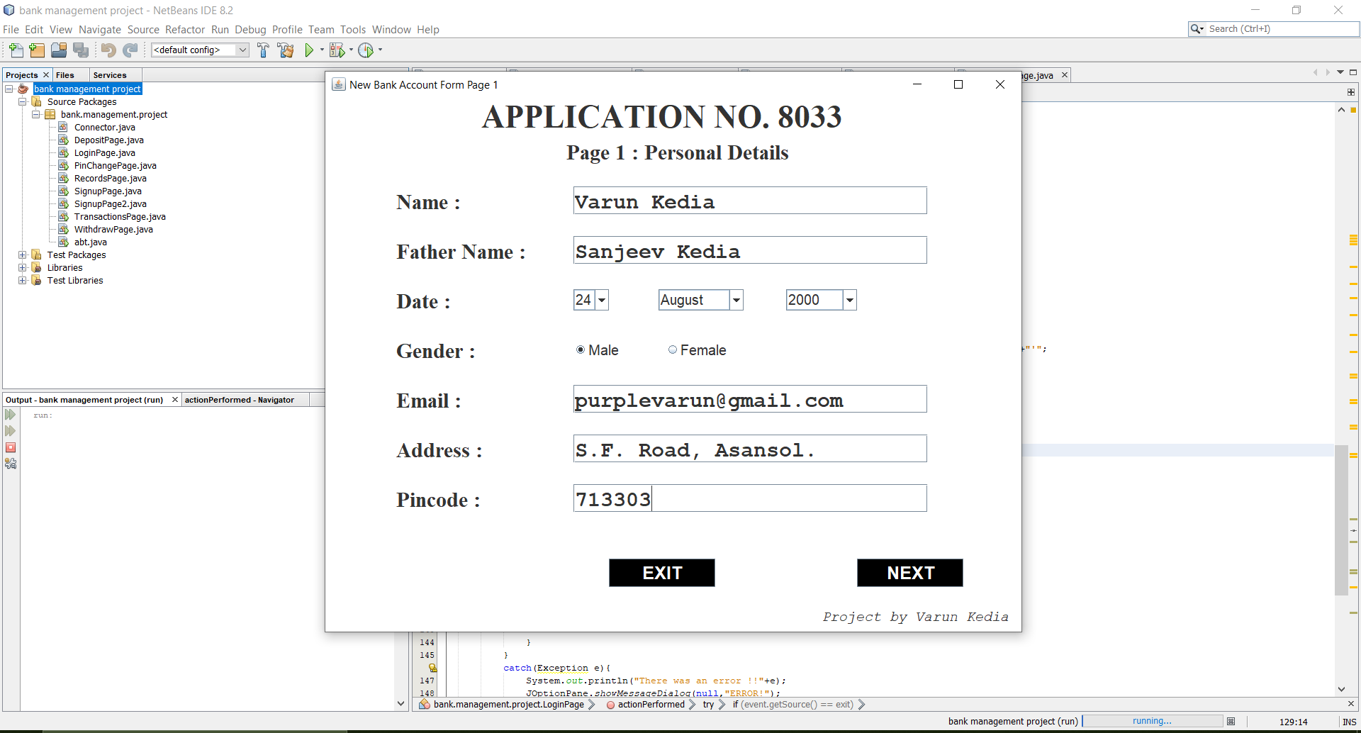 GitHub - purplevarun/bank-management-project: Java project using Swing and MySQL database.
