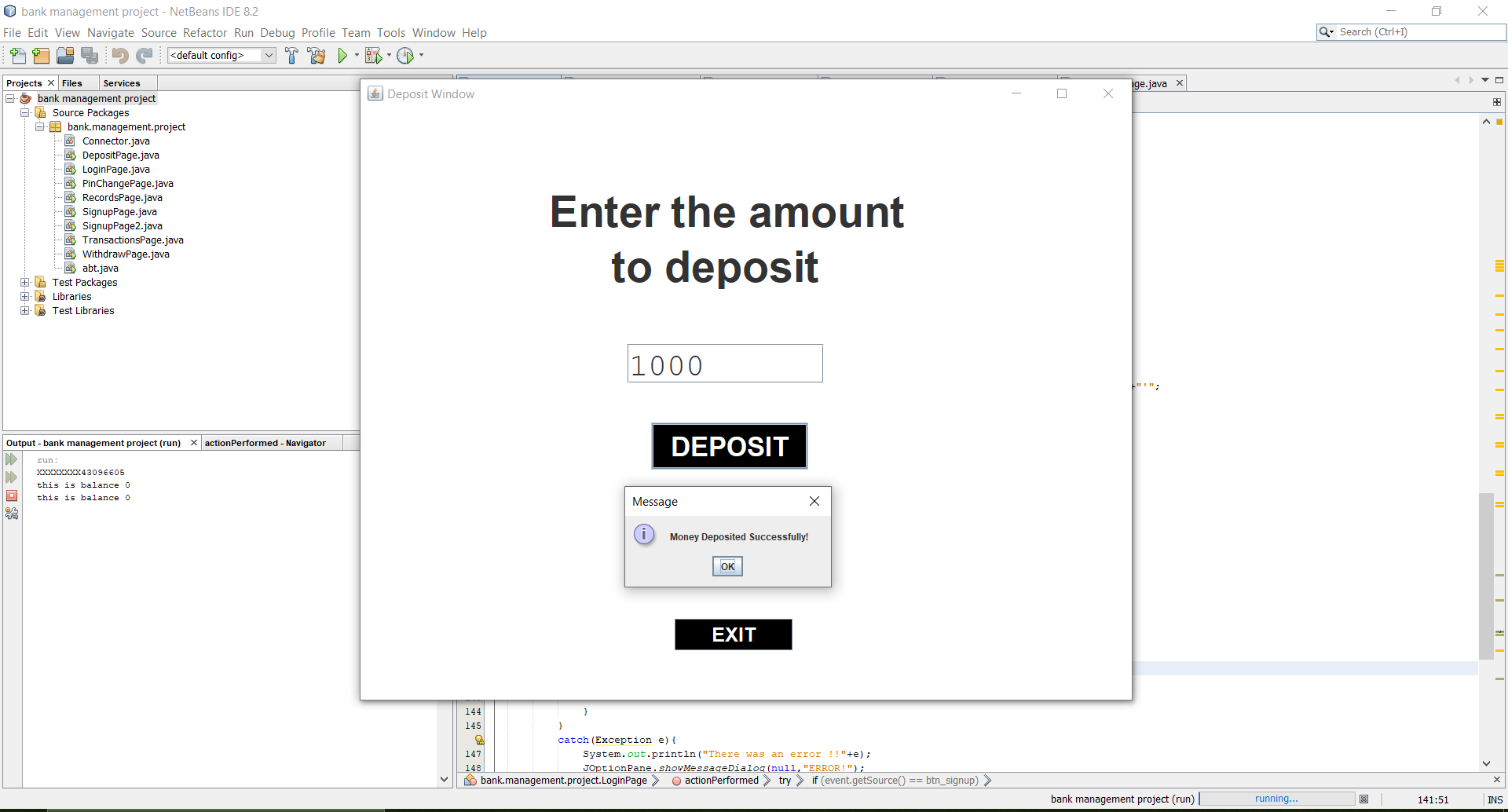 GitHub - purplevarun/bank-management-project: Java project using Swing ...