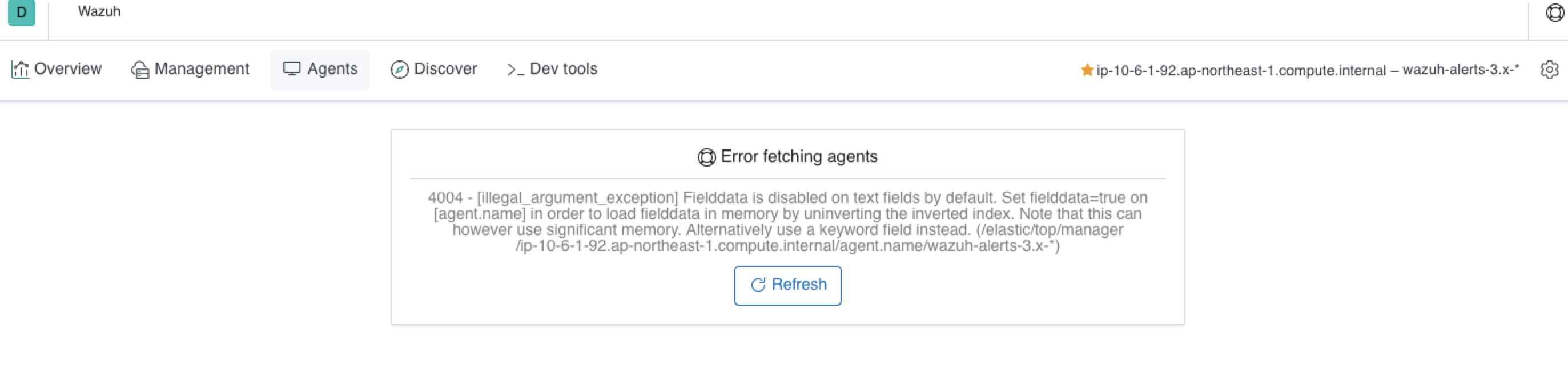 Why my kibana alert this message?how can i solve it? · Issue #1869 · wazuh/wazuh-documentation ...