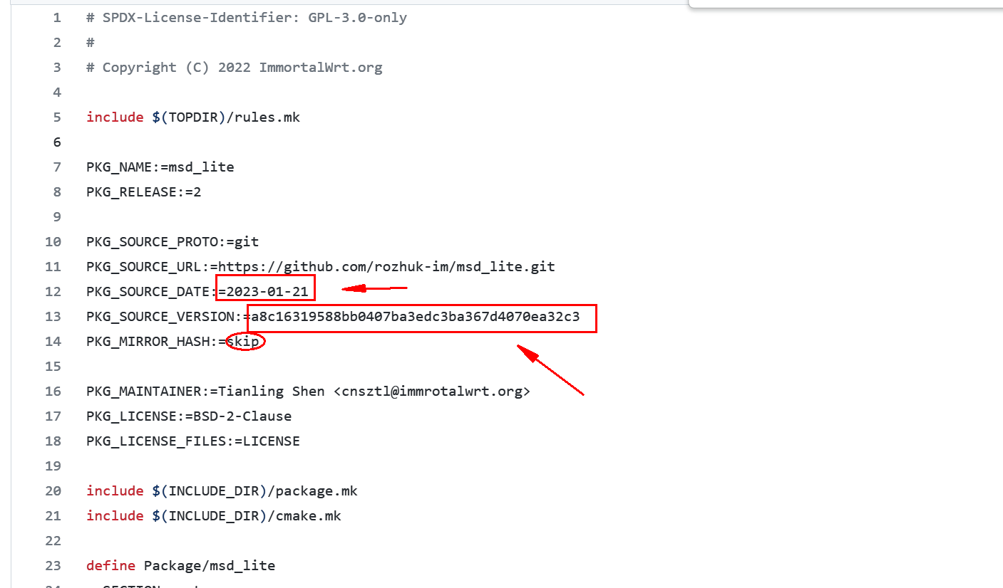 大佬，luci-app-msd_lite编译进固件不显示，L大的源码，N1的固件 · Issue #82 · kenzok8/small-package · GitHub