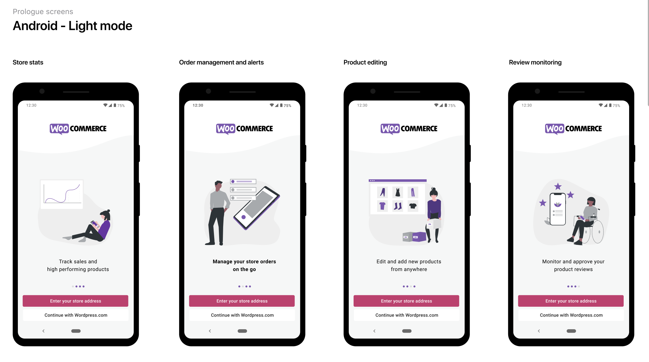 Updated login prologue designs · Issue #4055 · woocommerce/woocommerce ...